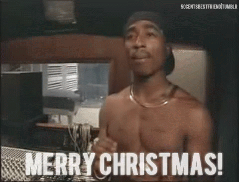 Tupac 2pac GIF - Tupac 2pac Merrychristmas - Discover & Share GIFs