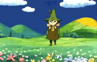 Snufkin GIF - Snufkin Moomin Field - Discover & Share GIFs