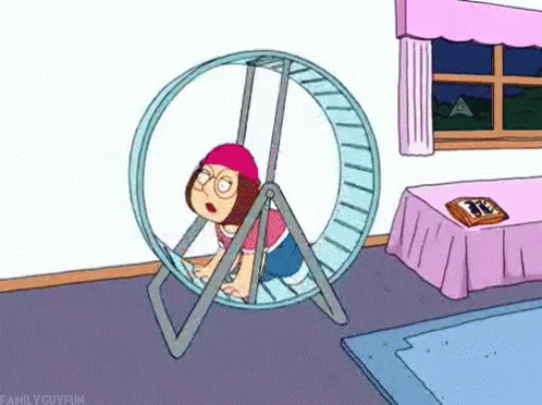 Meg In Her Hamster Wheel - Family Guy GIF - FamilyGuy MegGriffin ...