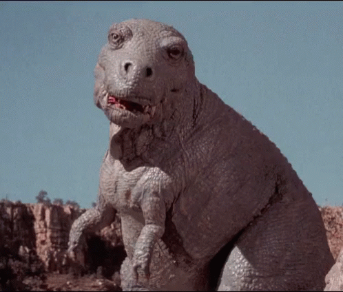 I'm Gonna Eatcha GIF - Dinosaur LickingLips Hungry - Discover & Share GIFs