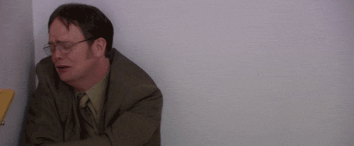 The Office GIF - Crying Dwightshrutte Theoffice - Discover & Share GIFs
