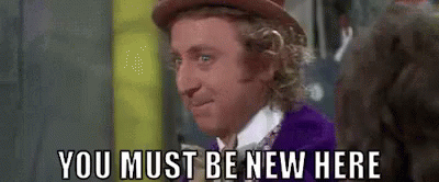 When There's A New Person At Work GIF - Willywonka ...