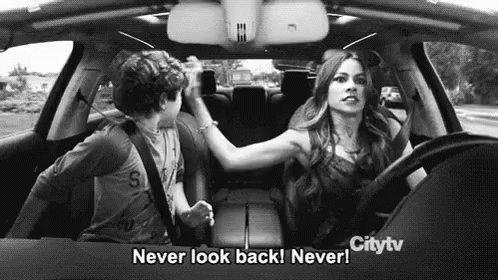 Never Look Back! GIF - Never Neverlookback Dont - Discover & Share GIFs