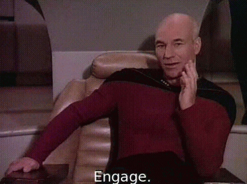 Engage - Engaged GIF - Engaged Engage Patrickstewart GIFs | Say more ...