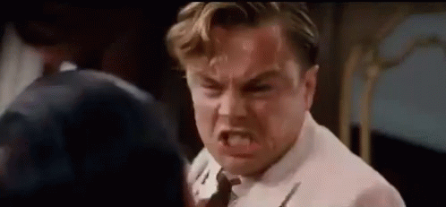 Wolf Of Wallstreet GIF - Angry Wolfofwallstreet Leonardodicaprio ...