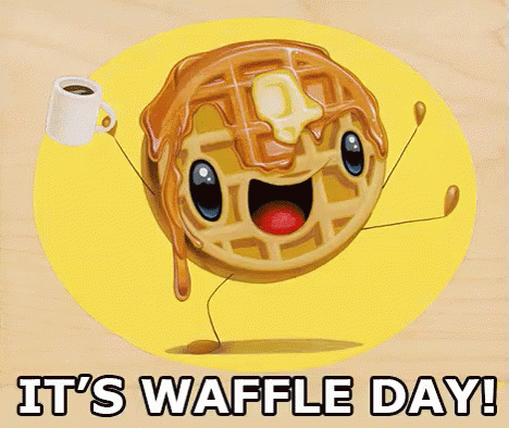 It's Waffle Day GIF - Waffledaygifs Waffles - Discover & Share GIFs