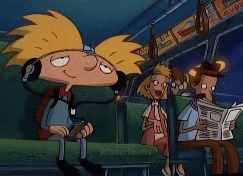 Hey Arnold! Walkman GIF - Jamming GIFs | Say more with Tenor