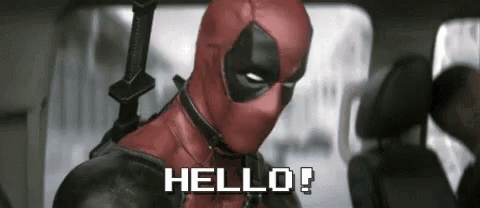 Hello Hi GIF - Hello Hi Deadpool GIFs | Say more with Tenor