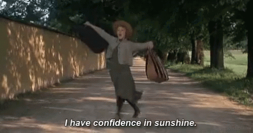 I Have Confidence In Sunshine - Confident GIF - Confident ...