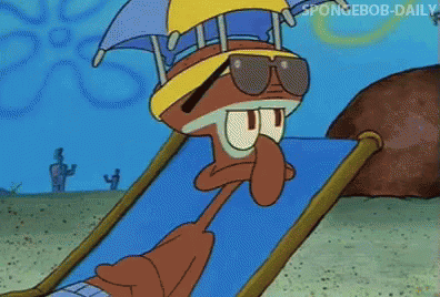 Popular Squidward Sunburn GIF - SunBurn Spongebob - Discover & Share GIFs